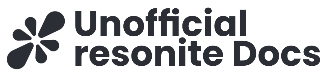Unofficial Resonite Docs